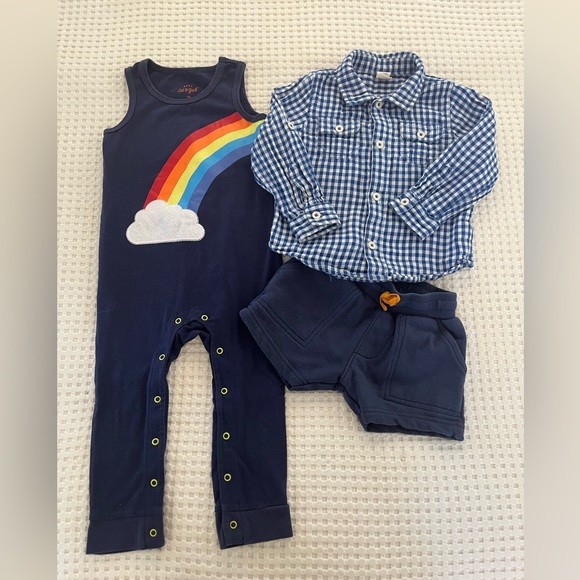 Tucker + Tate | Shirts & Tops | Tucker Tate Boys 8m Navy Outfit Set ...